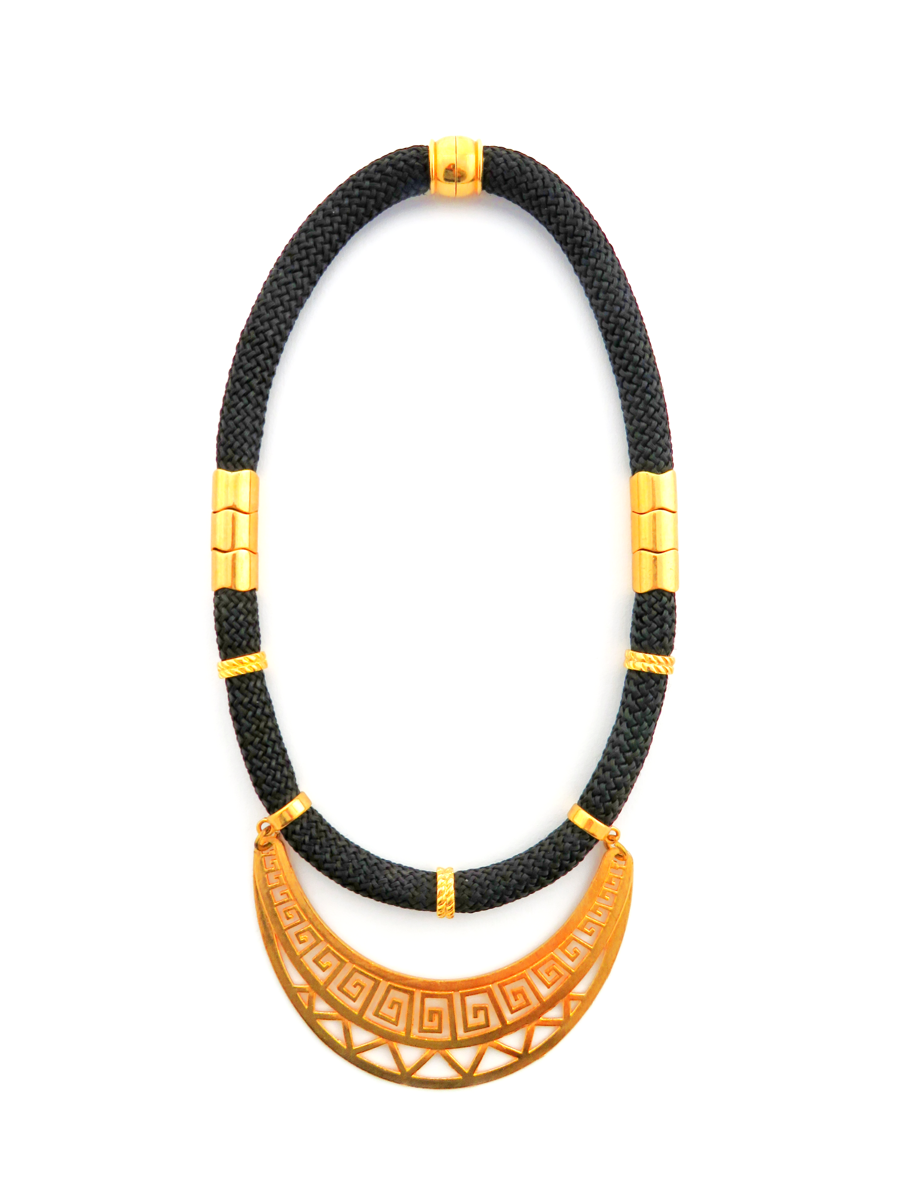 Black Athena Necklace Gold – Valeri Christina
