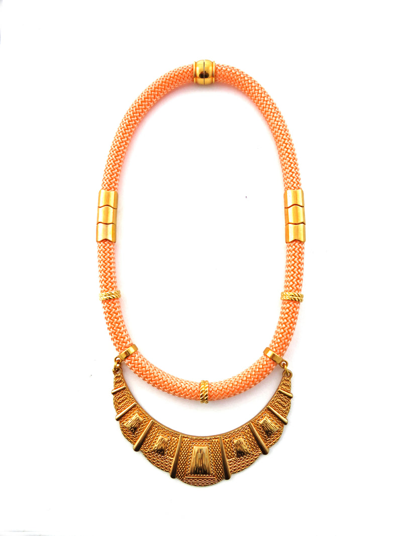 Black Athena Necklace Gold - Valeri Christina